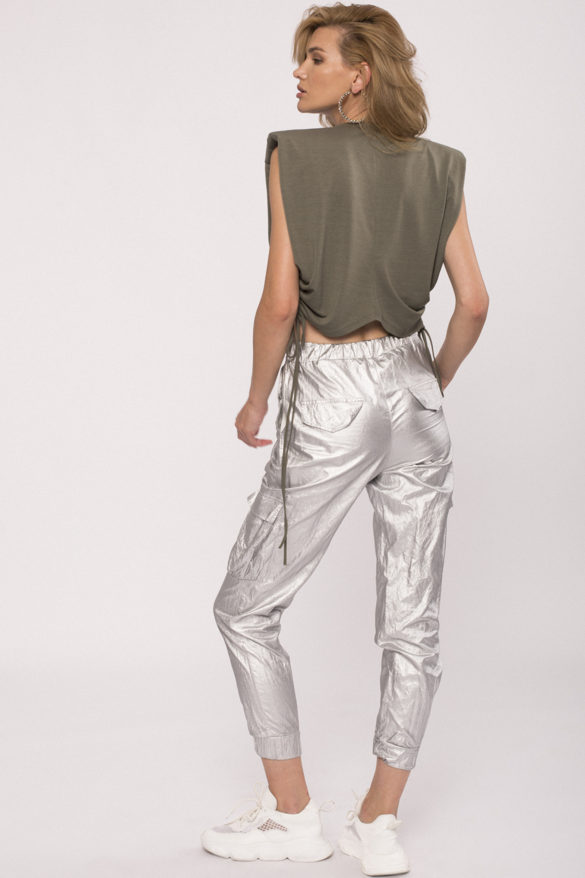 Gathered crop top | TOP12199 | NISSA