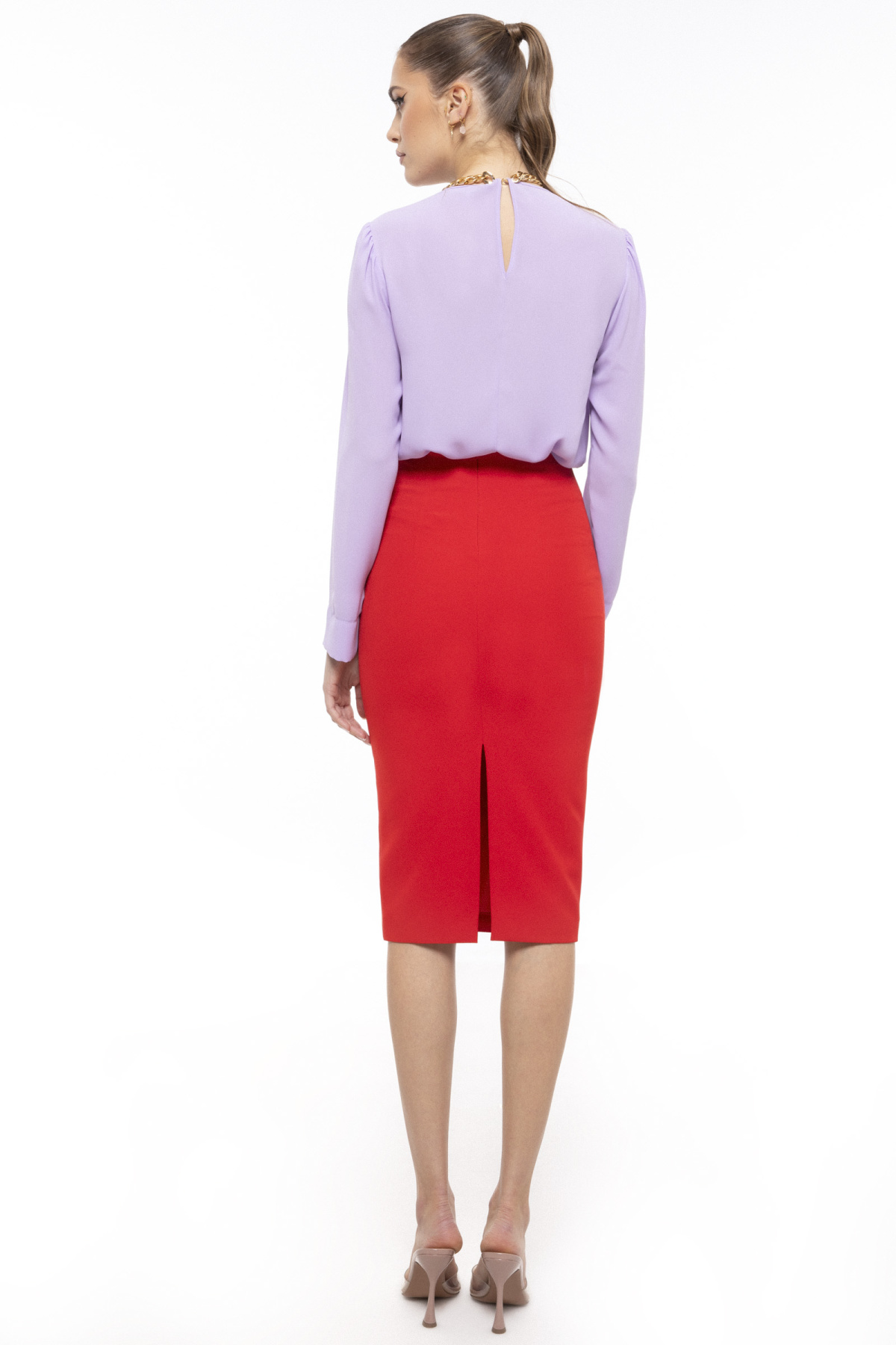 High-rise pencil skirt | F13065 | NISSA