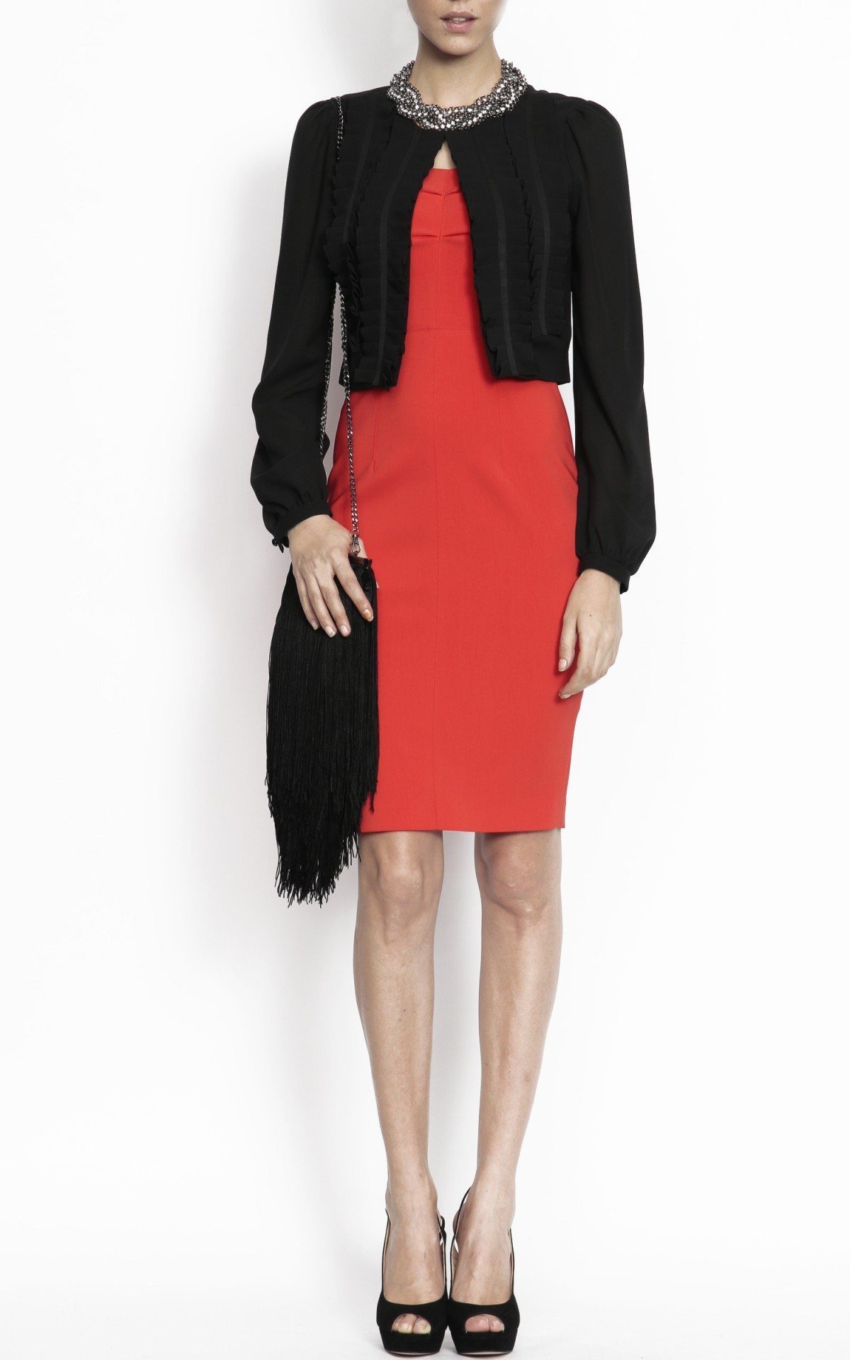 Short bolero with long sleeve | BLR6071 | NISSA