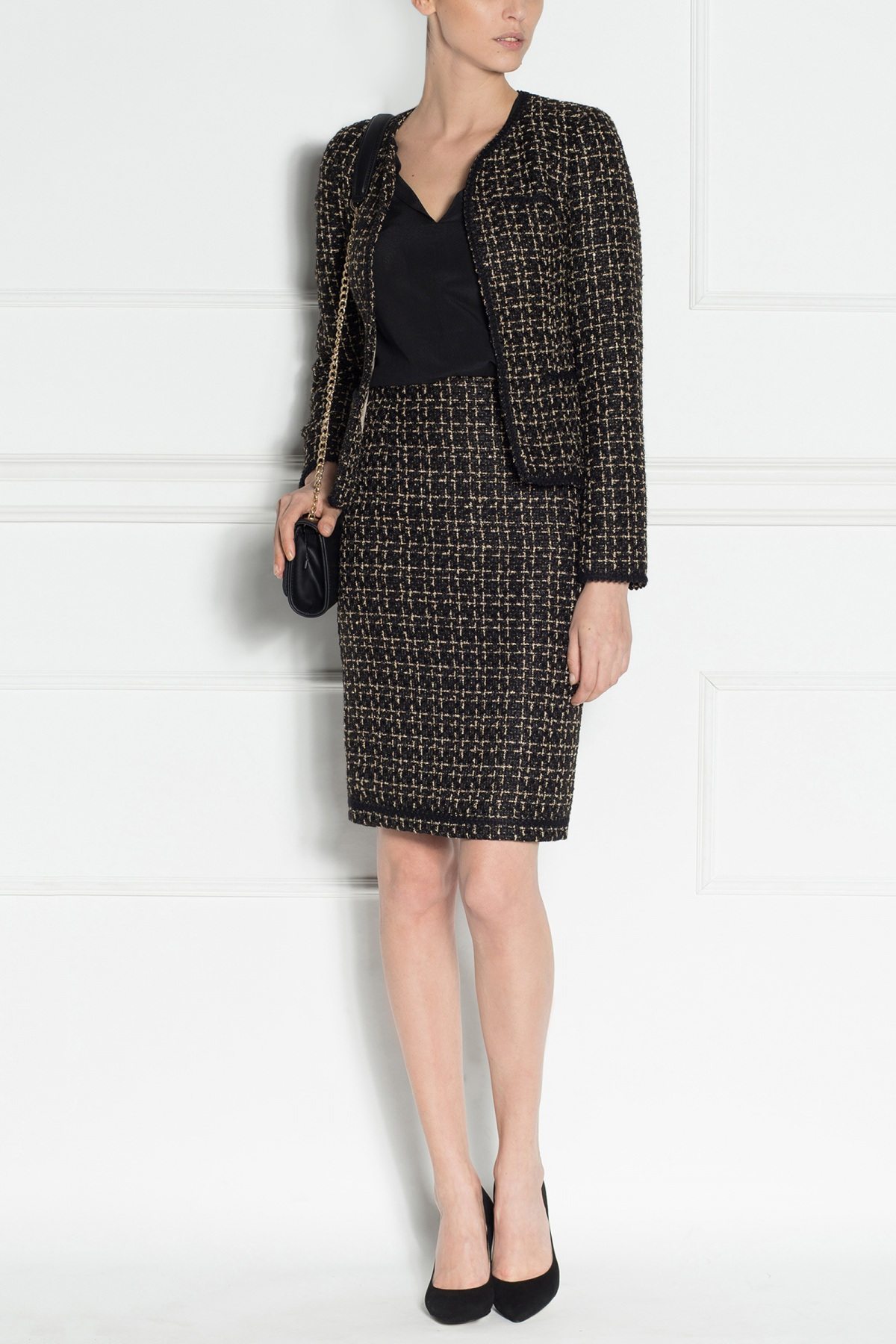 Textured fabric blazer | S1257 | NISSA
