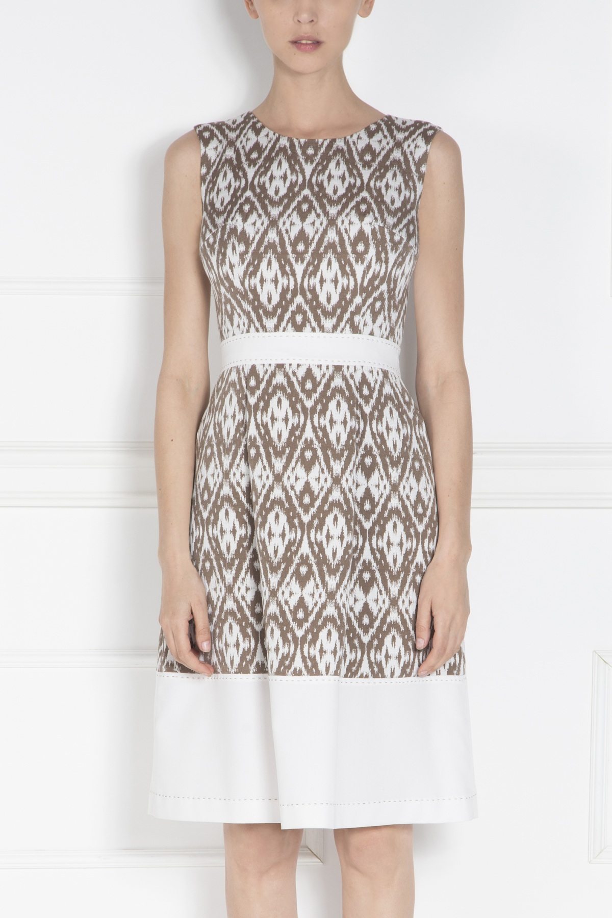 Day dress with geometric print | RZ8266 | NISSA