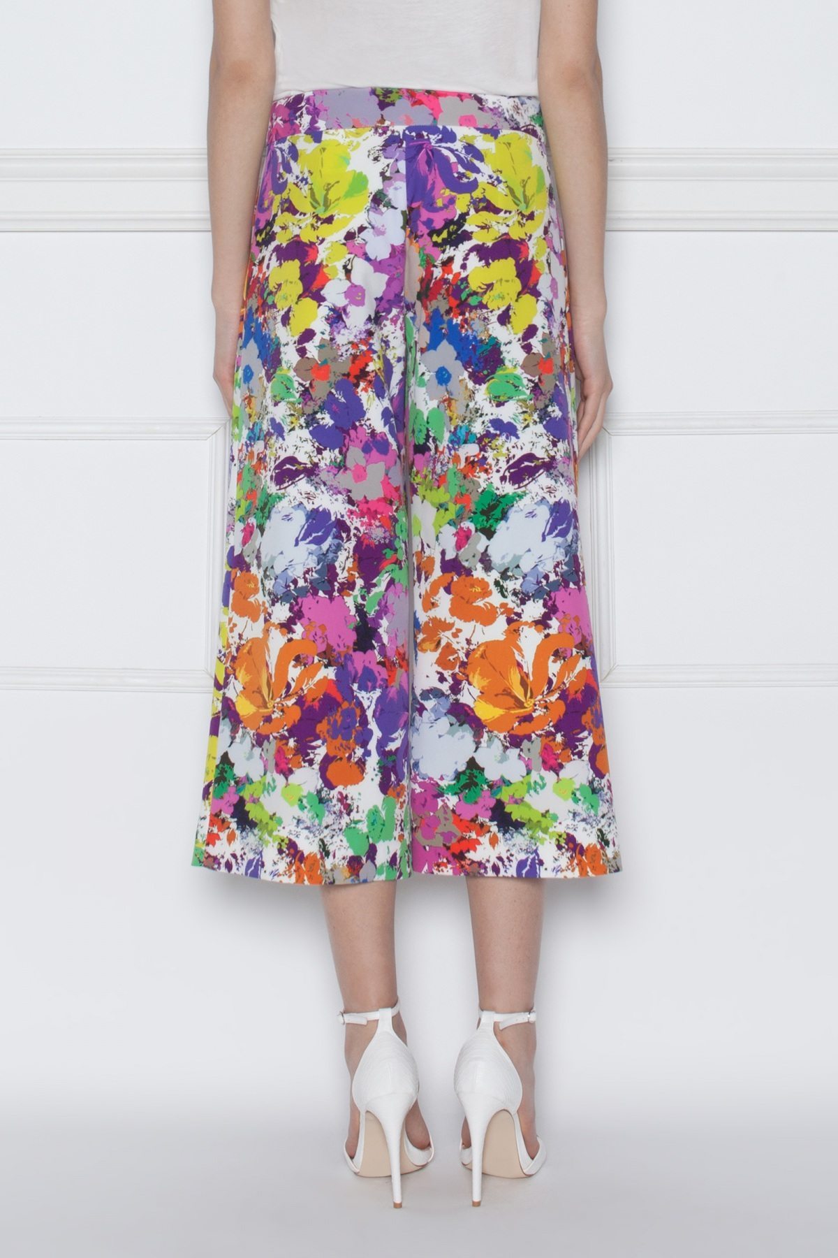 Floral printed culottes | P8441 | NISSA