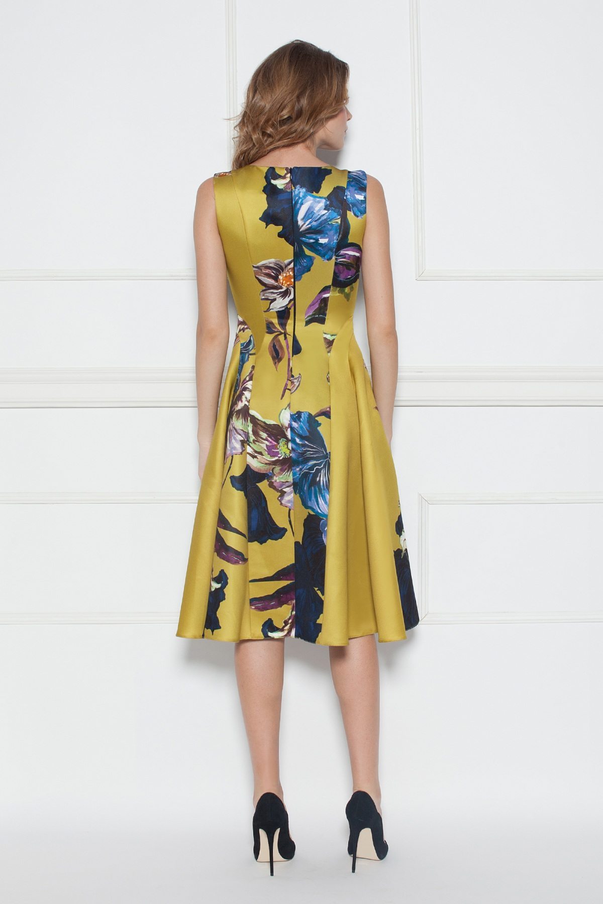 Cocktail dress with floral print | RC8208 | NISSA